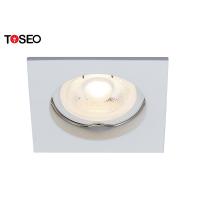 China Fixed Die Casting Aluminum Square LED Recessed Downlight 75mm Cutout 12V 220V for sale