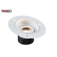 China 10W Trimless LED Recessed Downlight 75mm Cut Out Anti Glare GU5.3 for Supermarket for sale