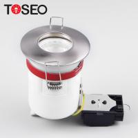 China 75mm Fire Rated Recessed LED Downlight IP65 GU10 220V Adjustable Ceiling Spotlight for sale