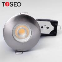 China 75mm Fire Rated Recessed LED Downlight IP65 GU10 220V Adjustable Ceiling Spotlight for sale