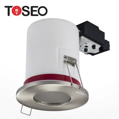 China 75mm Fire Rated Recessed LED Downlight IP65 GU10 220V Adjustable Ceiling Spotlight for sale