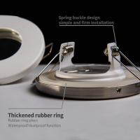 China Round White Bathroom Spotlights IP65 Waterproof Recessed LED Downlight for sale