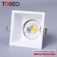 China Square 78mm Anti Glare Recessed Downlight 12V GU10 Aluminum Die Casting for Living Room for sale