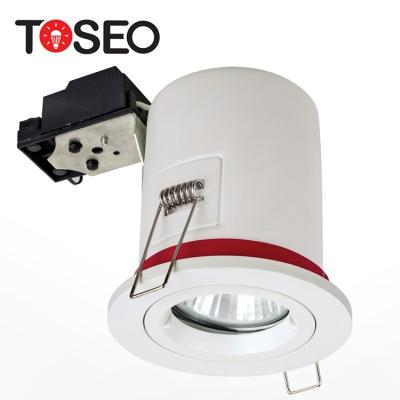 China Round GU10 Fire Rated Trimless Downlights Die Cast Aluminum Material for sale