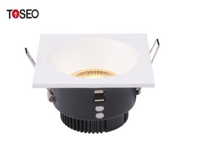China Square 85mm Dimmable LED Downlight 11W 3000K 38° Beam Angle for Meeting Room for sale