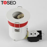 China White Recessed Fire Rated Downlight GU10 Die Cast Aluminum 220V 75mm Cutout for sale