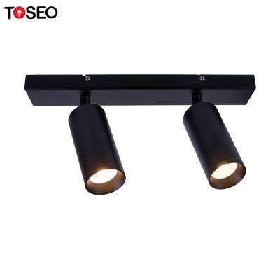 China IP20 Surface Mounted Adjustable Downlight Commercial Double Head Spotlight for sale