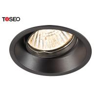 China 6W Anti Glare LED Downlight Deep Cup Slim Round 85mm Die Cast Aluminum GU10 for sale