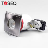 China Die-Cast Aluminum Recessed LED Fire Rated Downlight GU10 220V 75mm Cutout White for sale