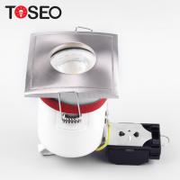 China Die-Cast Aluminum Recessed LED Fire Rated Downlight GU10 220V 75mm Cutout White for sale