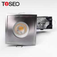 China Die-Cast Aluminum Recessed LED Fire Rated Downlight GU10 220V 75mm Cutout White for sale