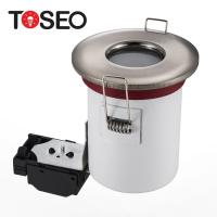 China 73mm Cutting Fire Rated Downlight GU10 Die Cast Aluminum AC220-240V 2 Years Warranty for sale