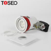 China Corridor GU10 LED Downlight Fire Protection 7W White Square Recessed Spotlight 83x83mm for sale