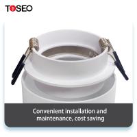 China 6W Recessed Deep Cup Anti Glare Downlight 80mm Die Cast Aluminum GU10 12V AC for sale