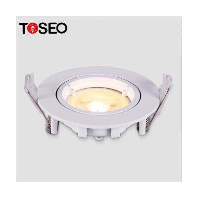 China Recessed LED Downlight 68mm Cutout GU10 Adjustable Die Cast Aluminum 50000 Hours for sale