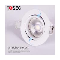 China Recessed LED Downlight 68mm Cutout GU10 Adjustable Die Cast Aluminum 50000 Hours for sale