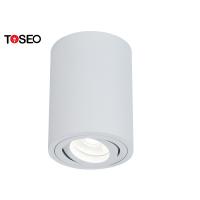 China Black Surface Mounted Ceiling Downlight 85mm GU10 220-240V Adjustable for Showroom for sale