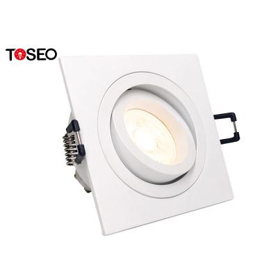 China Square Recessed  Downlights Fixture Cutting 80mm Gu10  GU5.3 for sale