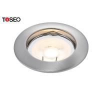 China 77mm Diameter GU10 Downlight Fitting Black IP20 2 Year Warranty for sale