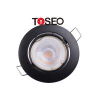 China Die Cast Aluminum GU10 Recessed Downlight 84mm Diameter 75mm Cutout Adjustable Round for sale