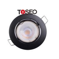 China Die Cast Aluminum GU10 Recessed Downlight 84mm Diameter 75mm Cutout Adjustable Round for sale