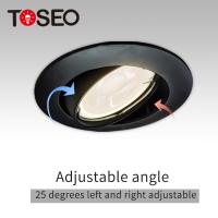China Recessed  Downlights Cut Out hole75mm  installing Embeded  White Black Gold for sale