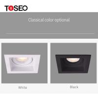 China Square Recessed LED Downlight 100mm 50W GU10 Adjustable Ceiling Light for sale
