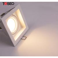 China Square Recessed LED Downlight 100mm 50W GU10 Adjustable Ceiling Light for sale