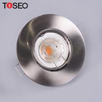 China Golden Die-Cast Aluminum Recessed LED Downlight 75mm Cut Out 12V 220V for sale