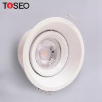 China Adjustable Die Cast Aluminum GU10 MR16 Recessed Downlight 85mm 75mm Cutout for Office Indoor for sale