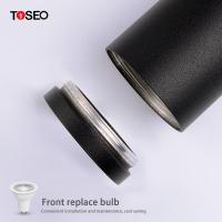China Surface Mounted Adjustable GU10 Downlight 60x130mm Aluminium Cylinder Spotlight 220V for sale