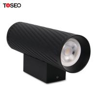 China Cylinder Surface Mounted Recessed Downlight Adjustable Black Aluminium Spotlight for sale
