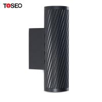 China Cylinder Surface Mounted Spotlight Adjustable Black Aluminium GU10 Downlights for sale