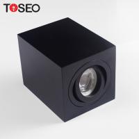 China Ra90 6W Surface Mount Adjustable Downlight GU10 Black Pure Aluminium for sale