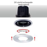China Fire Rated Recessed Dimmable LED Down Lights 68mm 11 Watt 4000k for sale