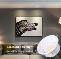 China IP20 Gu10 Recessed Ceiling Downlight Embeded Installation For office for sale