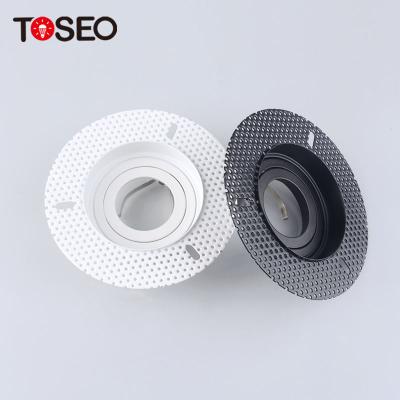 China Anti Glare Round Trimless Down Light Recessed For Background Wall for sale