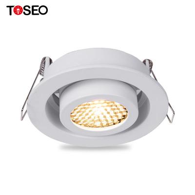 China Die Cast Aluminum Recessed Anti Glare Downlight 85mm Cutout GU10 GU5.3 for sale