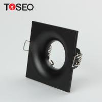 China GU10 Recessed Black Adjustable LED Downlight Anti Glare IP 20 for sale