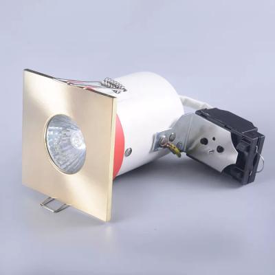China Pure Aluminium Fire Rated GU10 LED Recessed Downlight 84x84mm 220V for sale