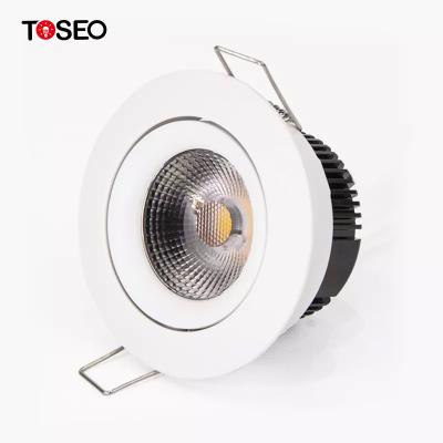 China 11W WiFi Dimmable COB Recessed LED Downlight Anti Glare 220V Ceiling Light for sale