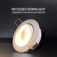 China 11W WiFi Dimmable COB Recessed LED Downlight Anti Glare 220V Ceiling Light for sale