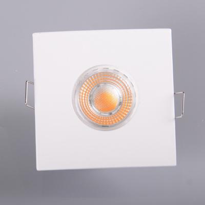 China Trim Cover Changeable Square Recessed LED Downlight AC220V 84x84mm Pure Aluminium for sale