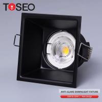 China RoHS Anti Glare Recessed Downlight Die Cast Aluminum 88x88mm GU10 IP20 for sale