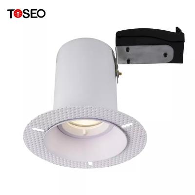China Custom GU10 Fire Rated Anti Glare Trimless Downlight 85mm Cutout 220V-240V for sale