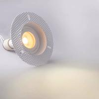 China Round Trimless Downlight 5W Adjustable Recessed Anti Glare Spotlight 80mm Cutout for sale