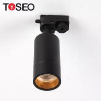 China Pure Aluminium Magnetic Track Light GU10 Fixture 90 Degree Adjustable Angle 220V-240V for sale