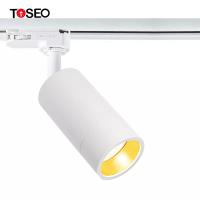 China Pure Aluminium Adjustable Magnetic track Lights Gu10 Front Replace Bulb Track Light Fixture for sale