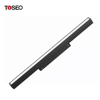 China Linear Magnetic Rail Cob Led Track Light 18W DC48V Recessed Track Lighting for sale