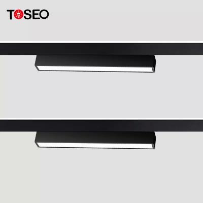 China Recessed Magnetic Track Light 9W DC48V Indoor Linear Spotlight for Home Commercial Use for sale